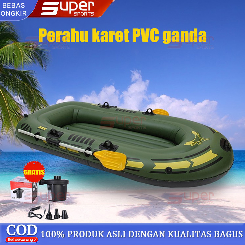 Jual 【Gift Set】Perahu karet/perahu karet PVC ganda/perahu karet rakit 2 ...