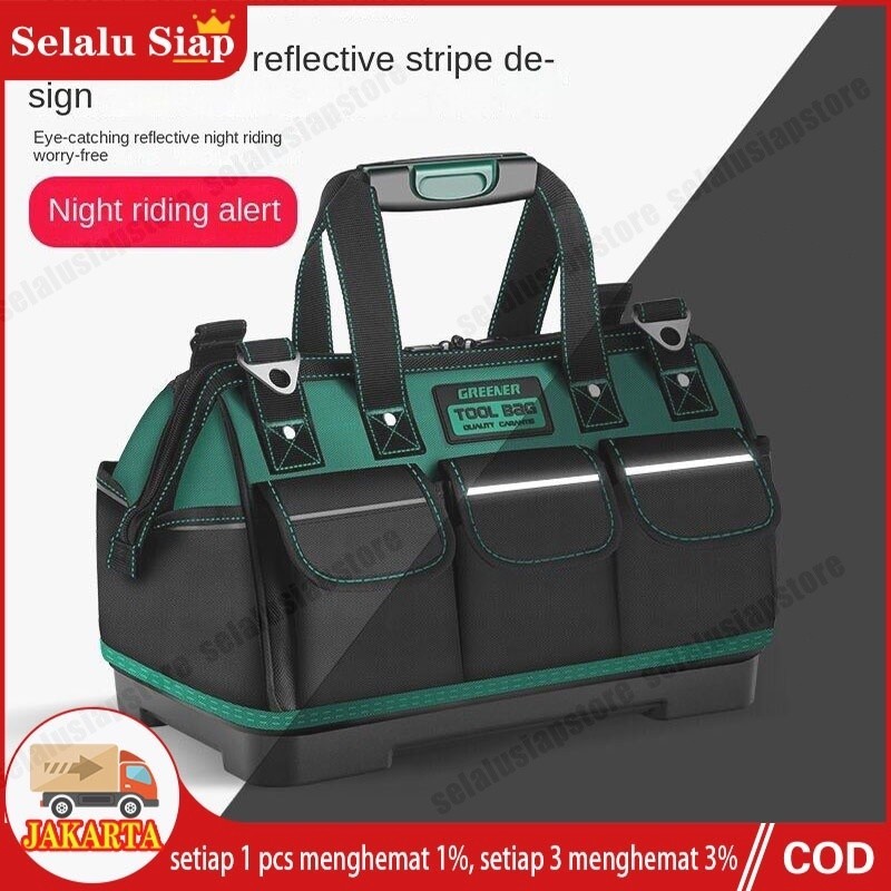 Jual GREENER Tas Perkakas Toolkit Toolbox Toolbag Storage Tahan air ...