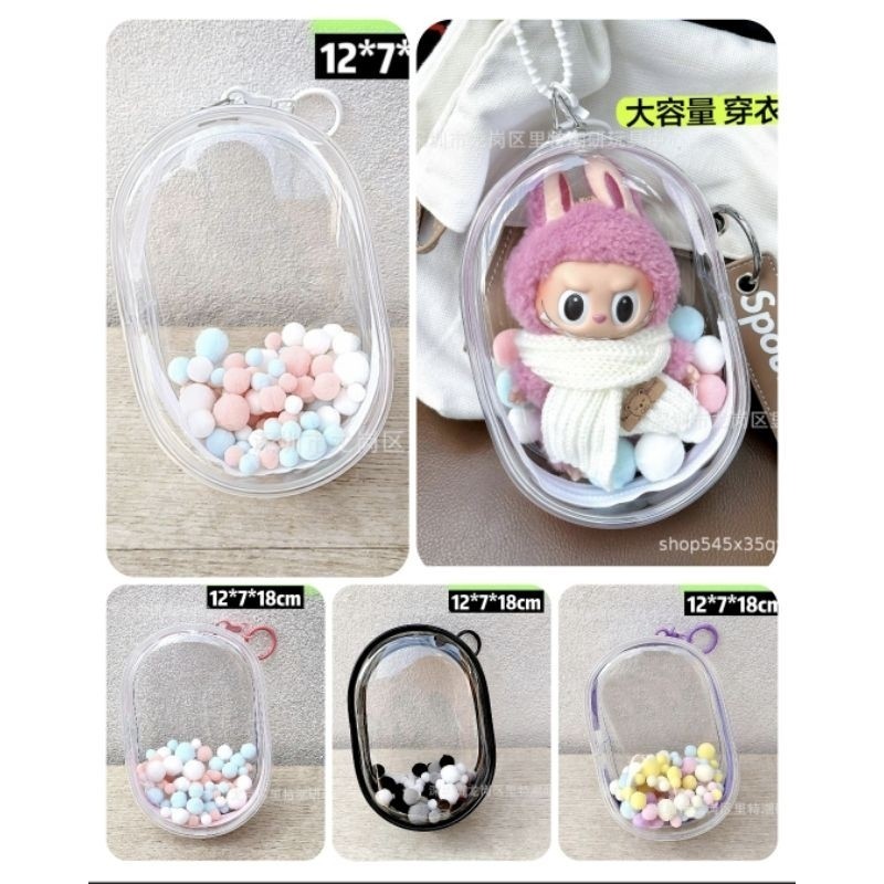 Jual Pouch PVC Labubu / Popmart / Crybaby // Tas buat Labubu / Popmart ...