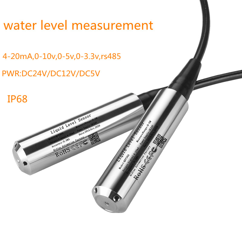 Jual Hydrostatic water Pressure Level Sensor probe 4-20ma 0-3.3v signal ...