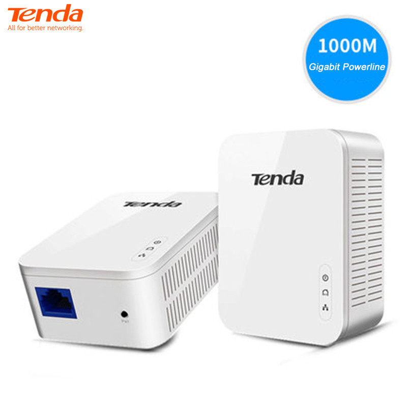 Jual Tenda PH3 AV1000 1 Port Gigabit Powerline Adapter 1Pack/ Kit P3 ...