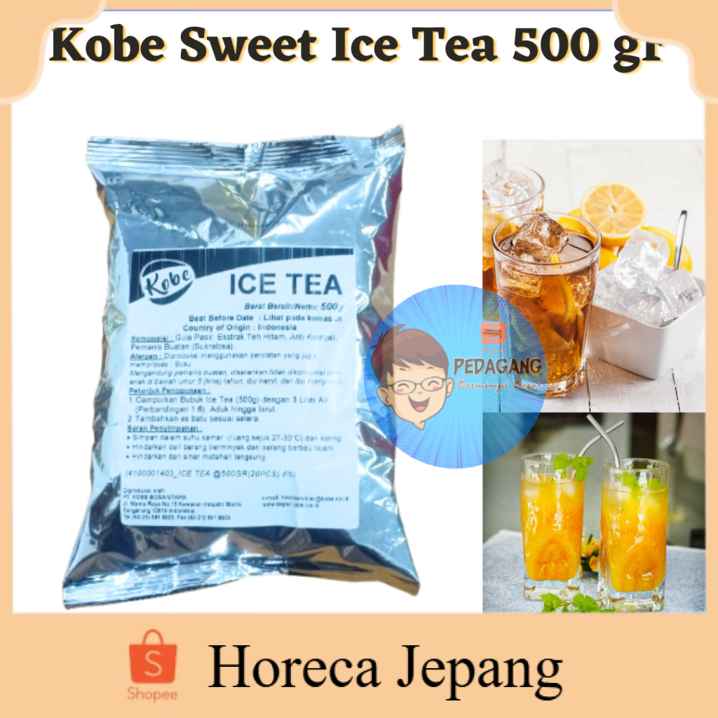 Jual Kobe Sweet Ice Tea 500 gr/ ice tea | Shopee Indonesia