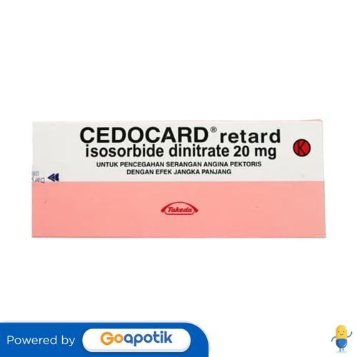 Jual Cedocard Retard 20 Mg Box 60 Tablet | Shopee Indonesia