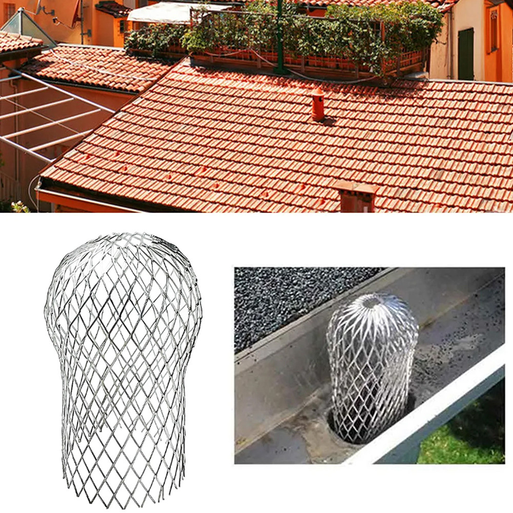 Jual Roof Sheet Net Gutter Guard Downspouts Filter Strainer Outdoor ...