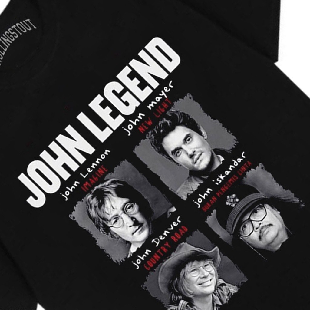 Jual Rollingstout Tshirt - John Legend | Kaos Band | Parodi John Denver ...