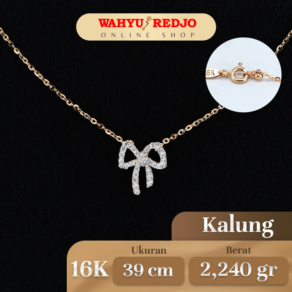 Jual Kalung Emas Kadar 16K Wahyu Redjo KL-16K-26972098 | Shopee Indonesia