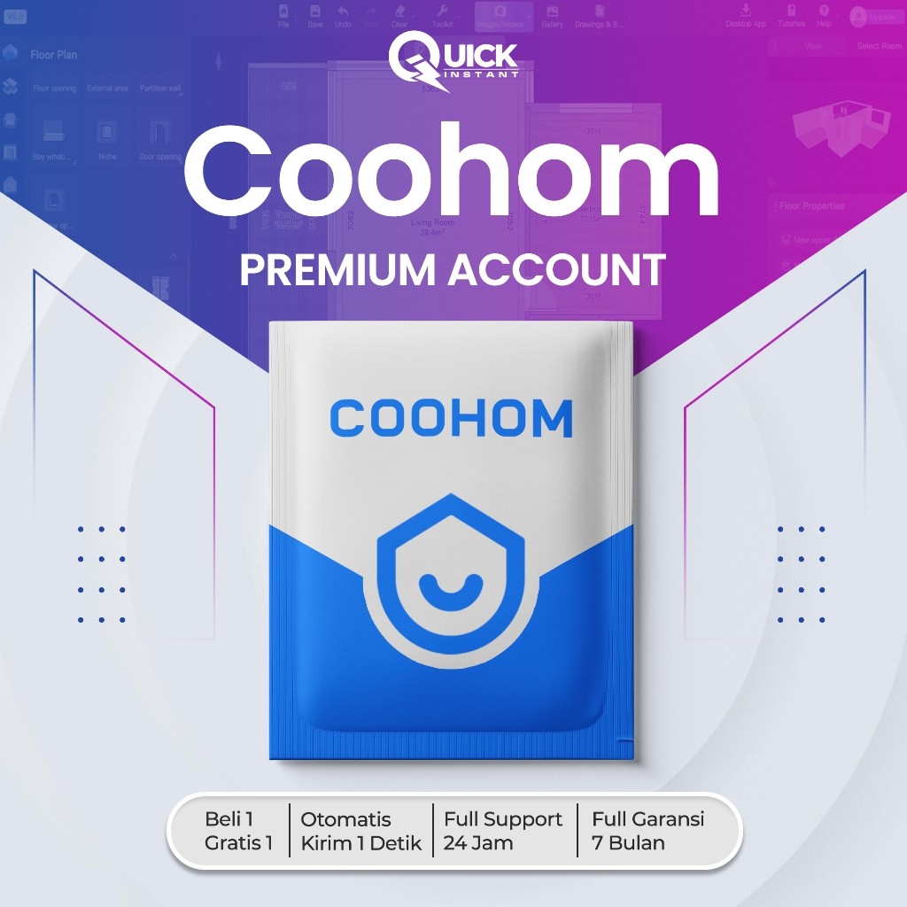 Jual Coohom Pro | All-in-one Design Features | For PC & MAC | 4K Image ...