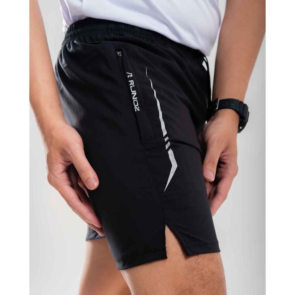 Jual Runoz Celana Pendek Olahraga Pria Wanita Saku Sleting Bahan ...