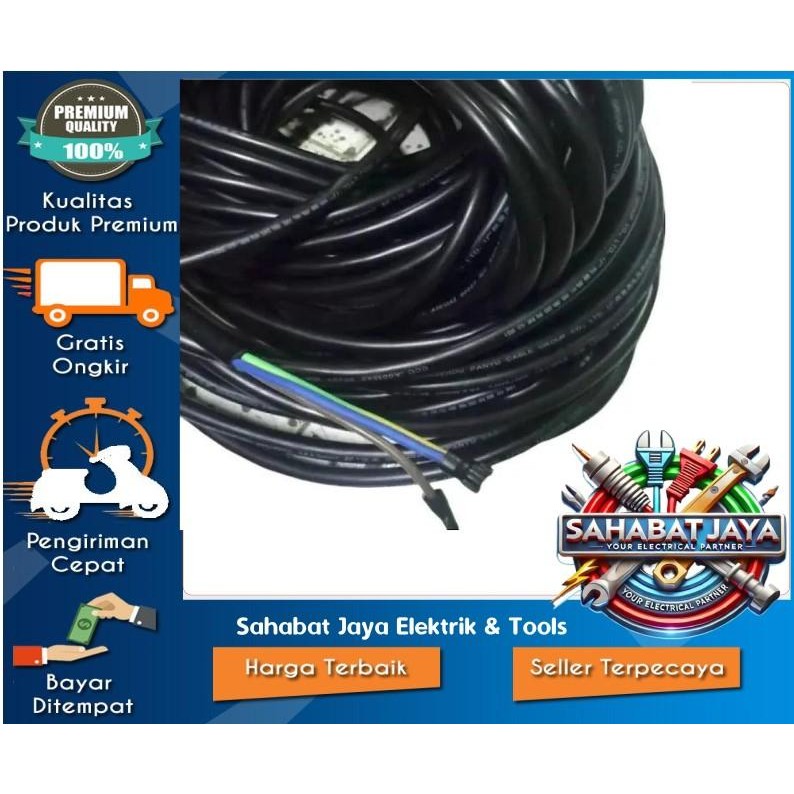Jual Kabel Listrik NYMHY 3x2,5 Sucofindo Gold Cable Tembaga Murni (SNI ...