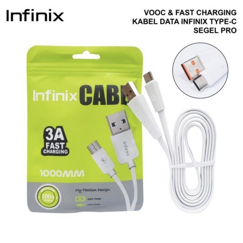 Jual Kabel Data Infinix Micro & Tipe C Fast Charge Cable 100cm Tepsi ...