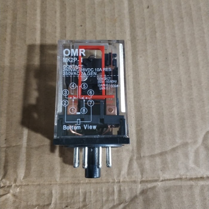 Jual Relay OMR MK2P-I Tegangan 220volt 8pin / Relay 8 pin 220 v / Relay ...