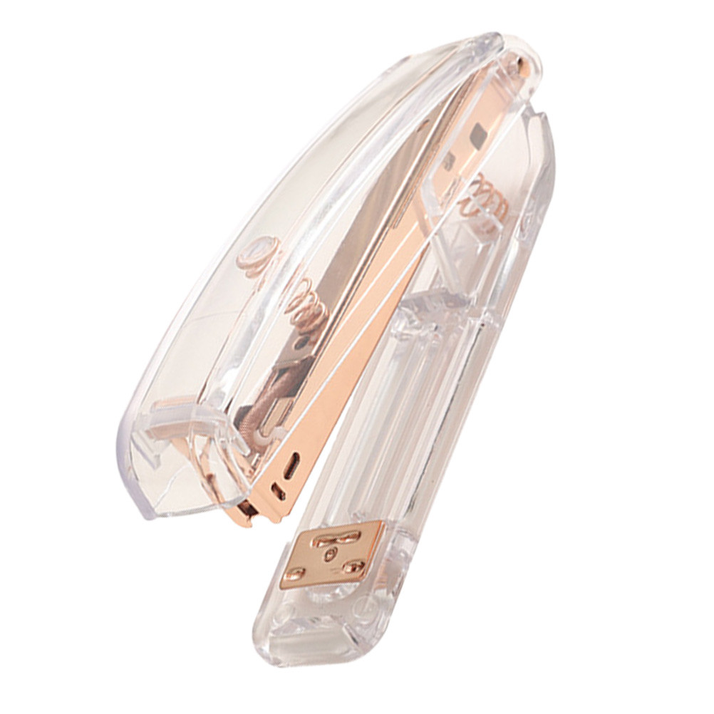 Jual Rose Gold Stapler Book Cases File Binding Machine Desktop Office ...