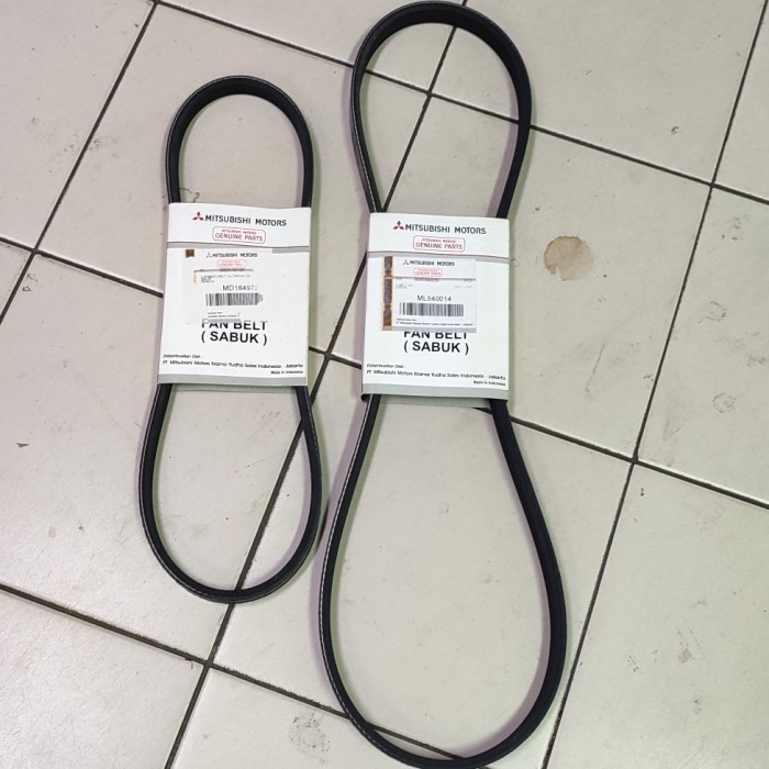 Jual Ready fan belt set lancer evo 3 glxi CB4 gti CB5 van belt tali ...