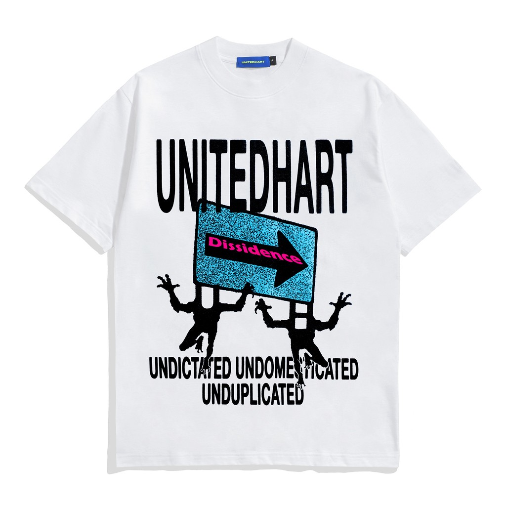 Jual UH! Tshirt Heavyweight Cotton - GESTURE WHITE | Shopee Indonesia