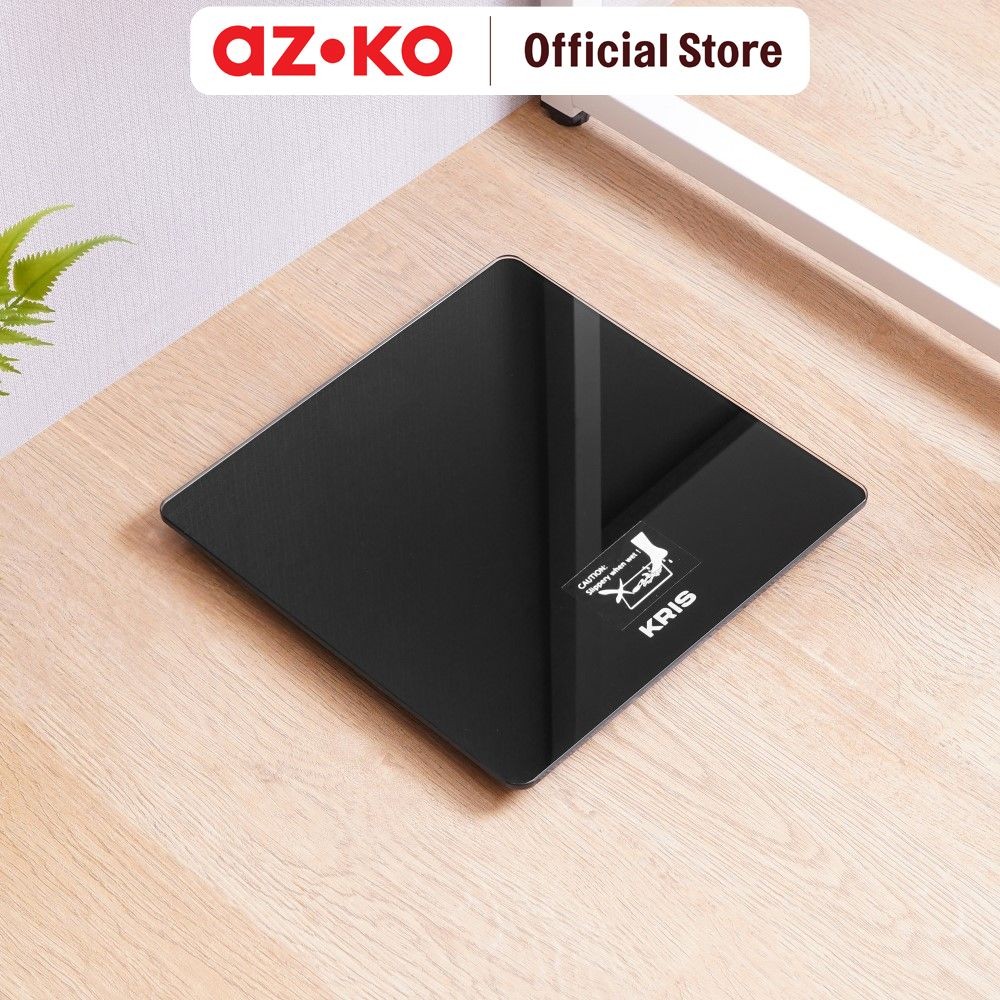 Jual AZKO Kris Timbangan Badan Digital Body Compact - Hitam Body Weight ...
