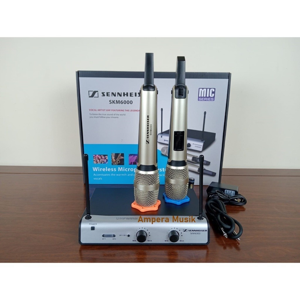 Jual Mic Wereless SKM 6000 SENNHEISER skm6000 champ | Shopee Indonesia