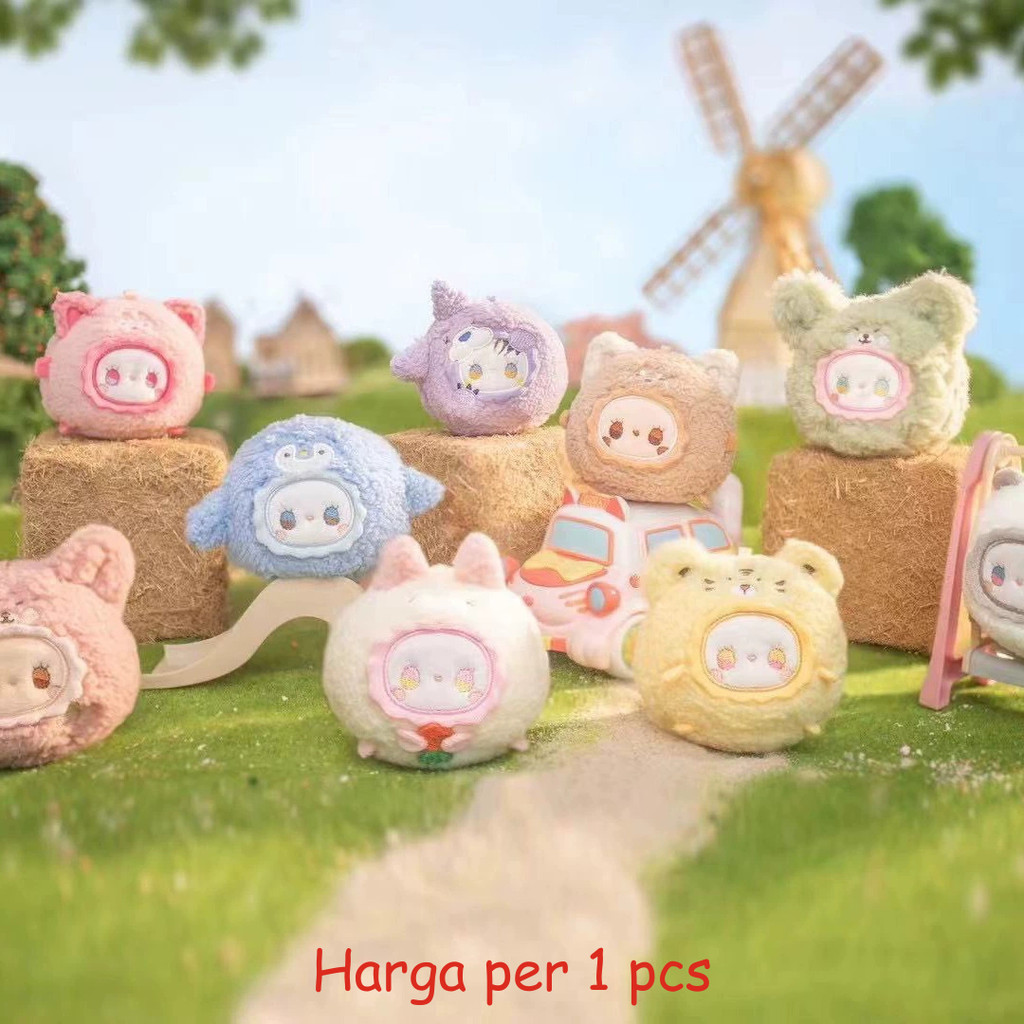 Jual [randomfinds] Blind Box EMMA RUA RUA ZOO Series Plush Doll ...