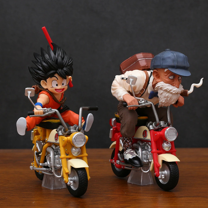 Jual (Baca Deskripsi) Figure Dragon Ball - Son Goku & Master Roshi Bike ...