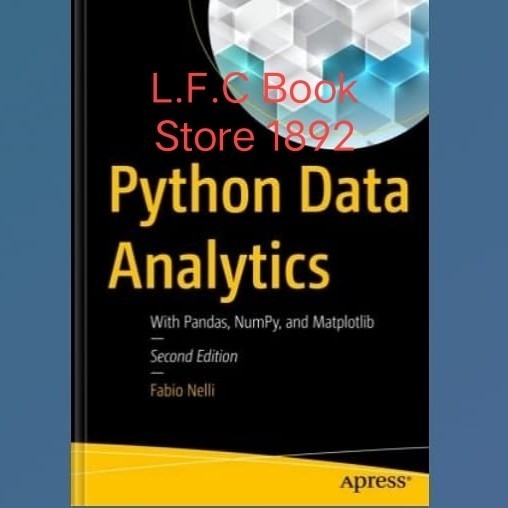 Jual Buku Python Data Analytics With Pandas, NumPy, and Matplotlib | Shopee Indonesia
