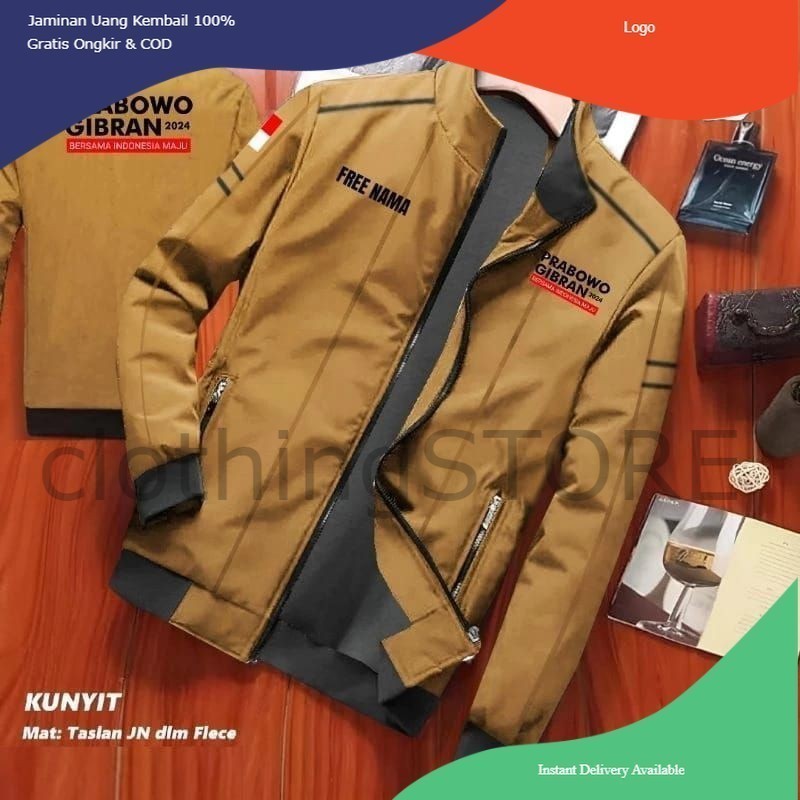 Jual JAKETKEMENANGAN PRABOWO GIBRAN RESMI FREE NAMA RELAWAN TIMSES ...