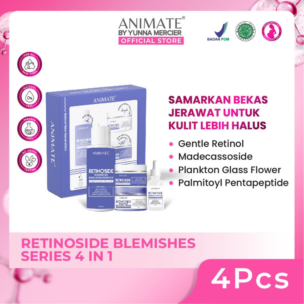 Jual Animate Retinoside Blemishes Series 4in1 - | Shopee Indonesia Jual Animate Retinoside Blemishes Series 4in1 - | Shopee Indonesia