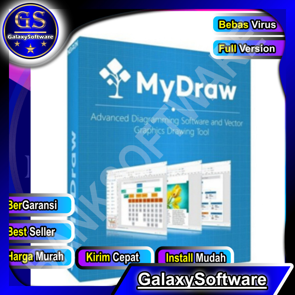 Jual MyDraw v5.4 2023 LifeTime Full Version - GalaxySoftware | Shopee Indonesia