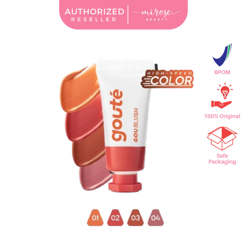 Jual gouté Goublush - All in One Cream Blush for Blush On, Eye Shadow ...