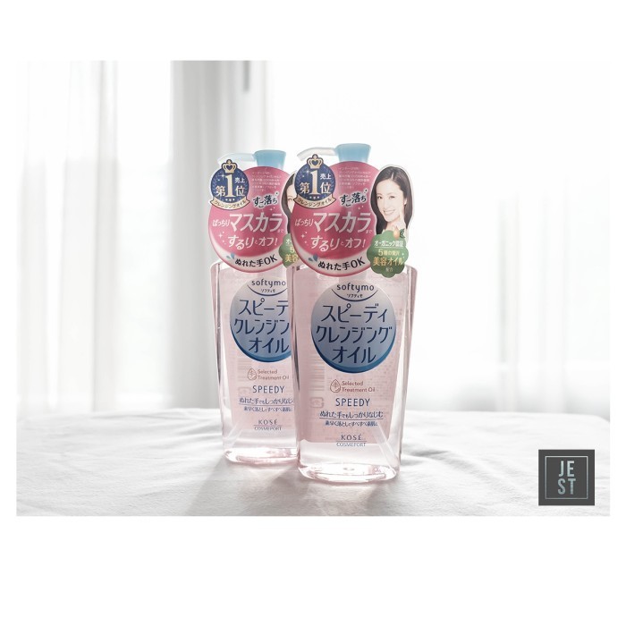 Jual Kose Softymo - Speedy Cleansing Oil / Deep Cleansing Oil - Speedy - Pink | Shopee Indonesia