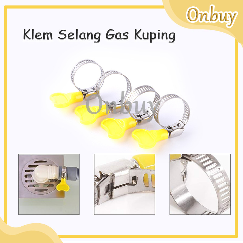 Jual Air-hose Clamp Cincin Selang Gas Pengunci Selang Air Hose Clamps ...