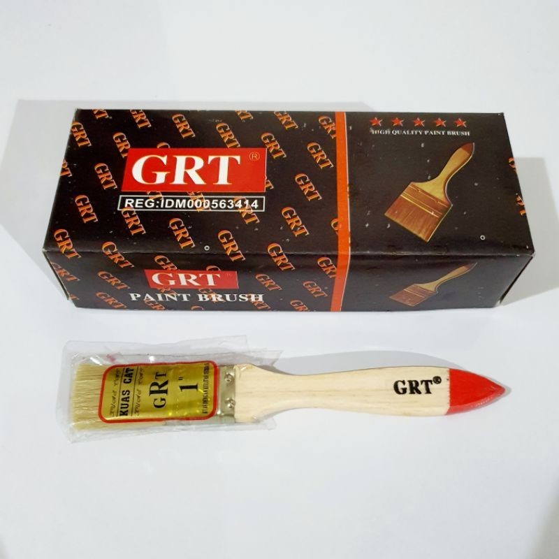 Jual Kuas Cat Kayu Besi Tembok GRT 1" 1 Inch Termurah | Shopee Indonesia