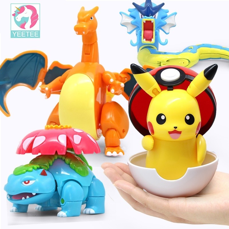 Jual RK85TJ Original Mainan Anak Pokemon Pokeball Toy With Pokemon ...
