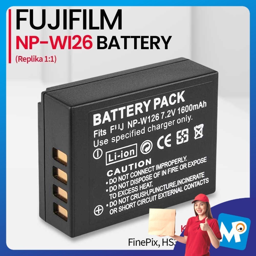 Jual Baterai Camera Digital Fujifilm NP-W126 HS30EXR X-Pro1 (Replika 1: ...