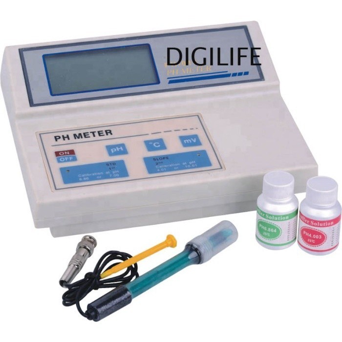 Jual ORP PH Thermometer 3 in 1 Benchtop Meter Desktop Tester Air Bench ...