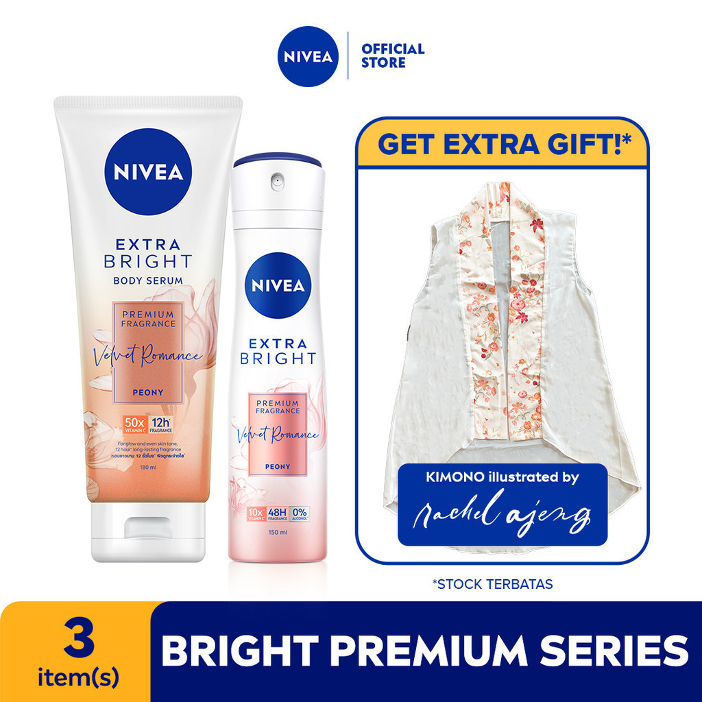 Jual NIVEA x Rachel Ajeng Bundle Velvet Romance Set + Kimono | Shopee Indonesia