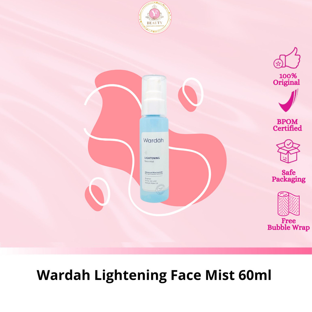 Jual YF BEAUTY Wardah Lightening Face Mist 60ml | Setting Spray ...