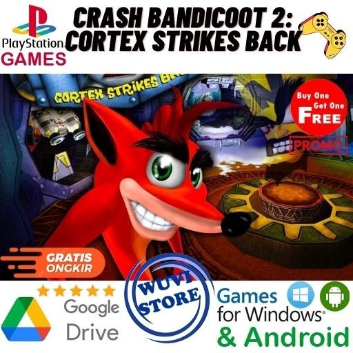 Jual Game PC Crash Bandicoot 2: Cortex Strikes Back Emulator PS1 | Bisa Main di Android atau PC ...
