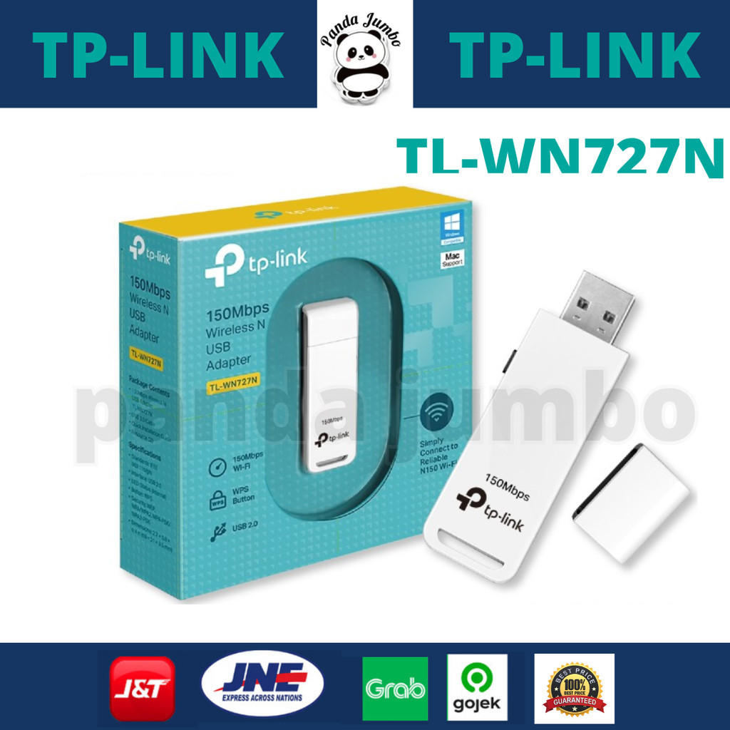 Jual TP-LINK 150Mbps Wireless N USB Adapter TL-WN727N (PJ) | Shopee ...