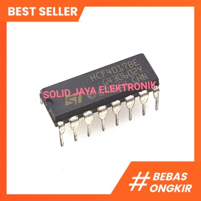 Jual IC NE4017 NE 4017 HCF4017 HCF 4017 HEF4017 HEF CD TC 4017 IC | Shopee Indonesia
