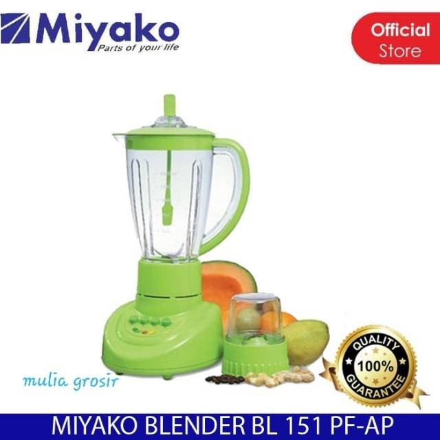 Jual Blender Miyako Plastik 2in1 BL 151PF / AP / Blender Miyako 1.5L ...