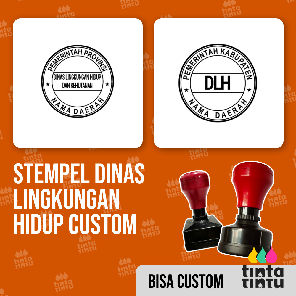 Jual Stempel Dinas Lingkungan Hidup Custom | Shopee Indonesia