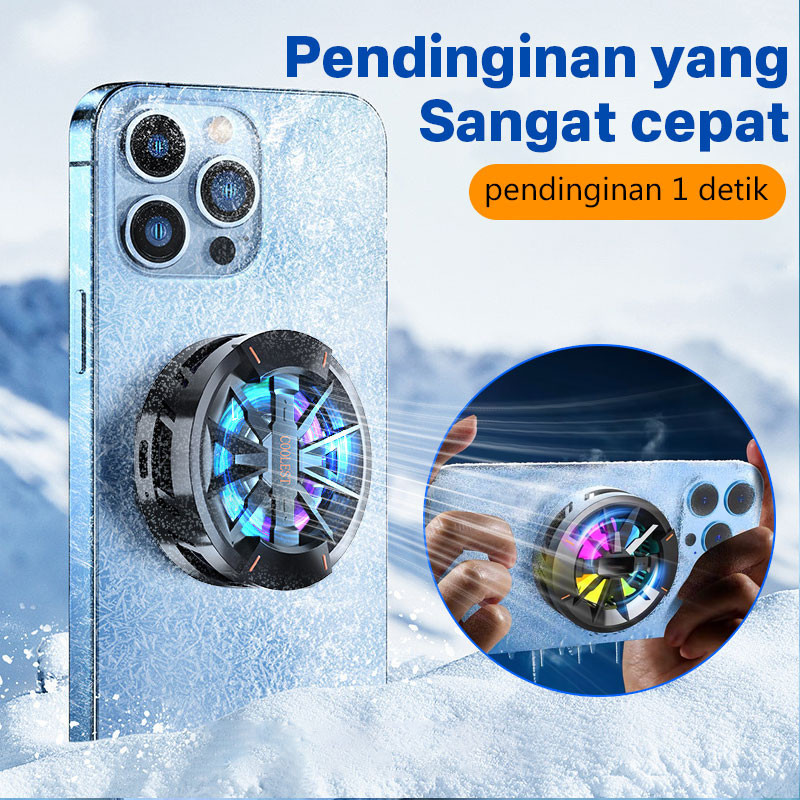 Jual POPOCOLA-Mobile Phone Pendingin/Mobile Game Radiator /Fan Cooler ...