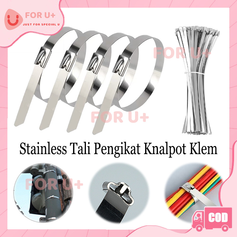 Jual Kabel Ties Stainless / Tali Pengikat Stainless / Cable Tie Stainless | Shopee Indonesia