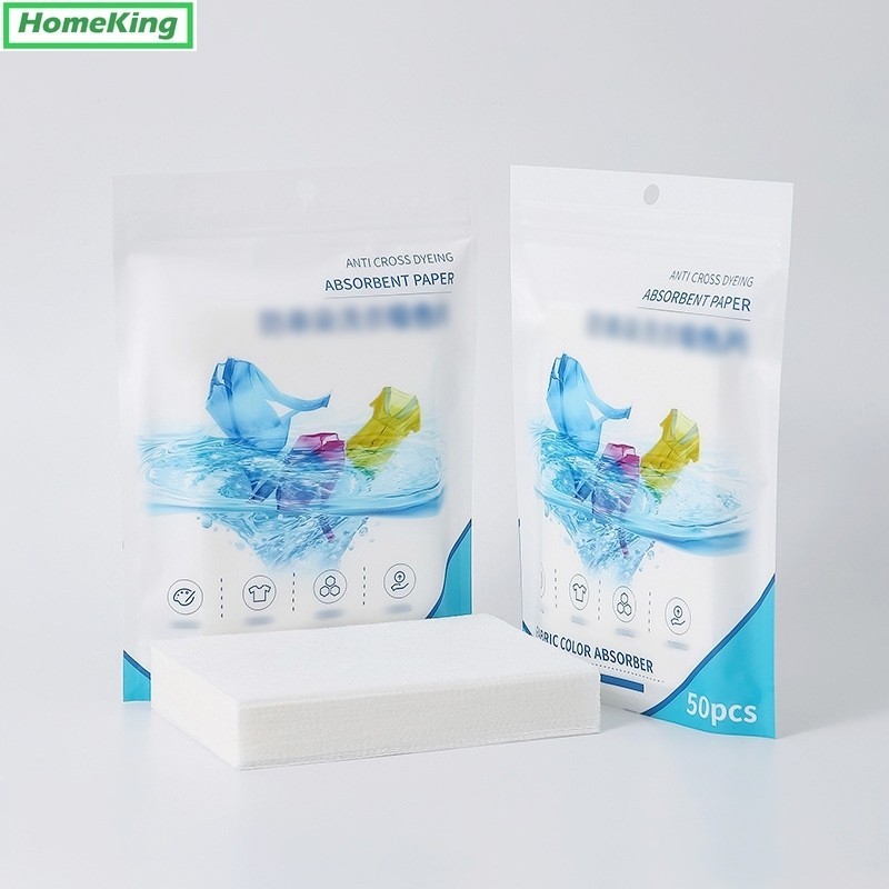 Jual 50 Buah Lembar Penyerap Warna Anti Infeksi Silang/Kertas Penyerap ...