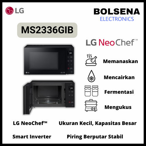 Jual LG MICROWAVE SMART INVERTER MS2336GIB 23L | Shopee Indonesia