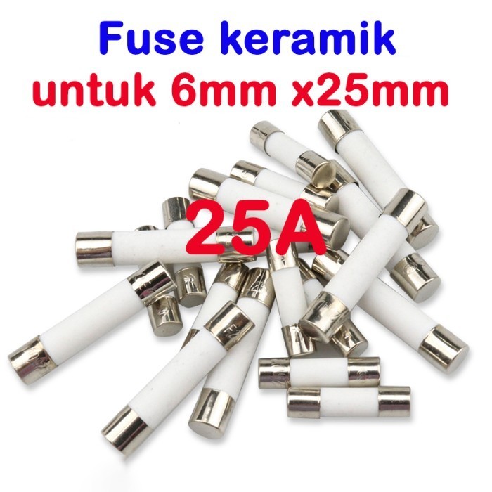 Jual LG09 Fuse AC / sikring keramik 25 A - sekering | Shopee Indonesia