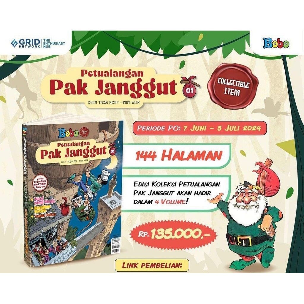 Jual Majalah Bobo Edisi Koleksi Petualangan Pak Janggut Vol 1 (Pre ...