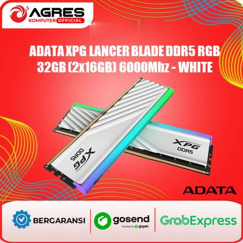 Jual ADATA XPG RAM LONGDIMM DDR5 32GB (16GBX2) 6000MHZ LANCER BLADE RGB ...