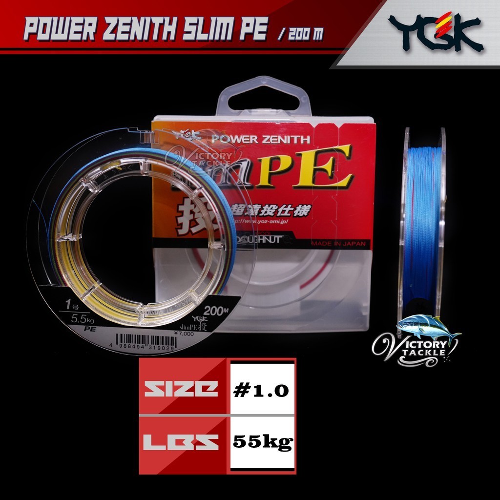 Jual SENAR PANCING | BENANG PE YGK POWER ZENITH SLIM #1.0 Pusat Alat ...