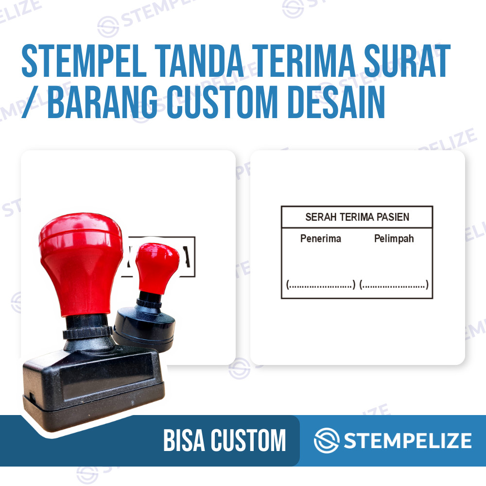 Jual Stempel Tanda Terima Surat / Barang Custom Desain | Shopee Indonesia