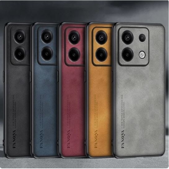 Jual CASING POCO M6 PRO 4G FANOYA PREMIUM NAPPA LEATHER SOFT CASE ...